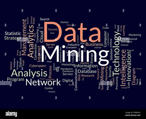 word cloud background concept for data mining internet technology