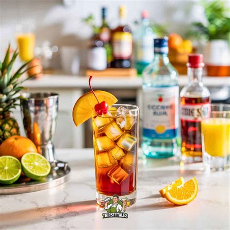 Independence Island Iced Tea Cocktail Recipe Thirsty Tales