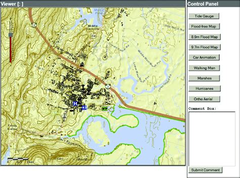 Map Viewer Interface For Dynamic Display Of Flood Risk Zones And Download Scientific Diagram