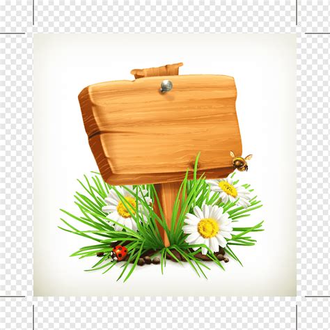 크리에이 티브 나무 보드 표지판 Png Pngwing