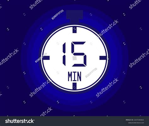 15 Minutes Stopwatch Vector Icon Stopwatch Stock Vector Royalty Free 2237183021 Shutterstock