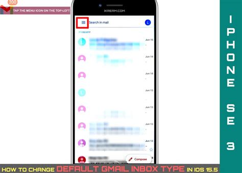 How To Change Default Gmail Inbox Type On IPhone SE 3 2022