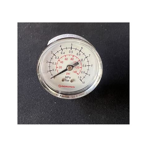 Norgren 18 015 013 Air Pressure Gauge 50 Mm Dial 0 10 Bar Range