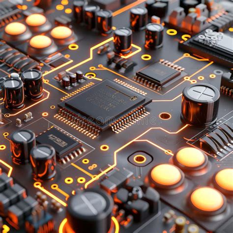 Chip Circuitry Stock Illustrations 7908 Chip Circuitry Stock