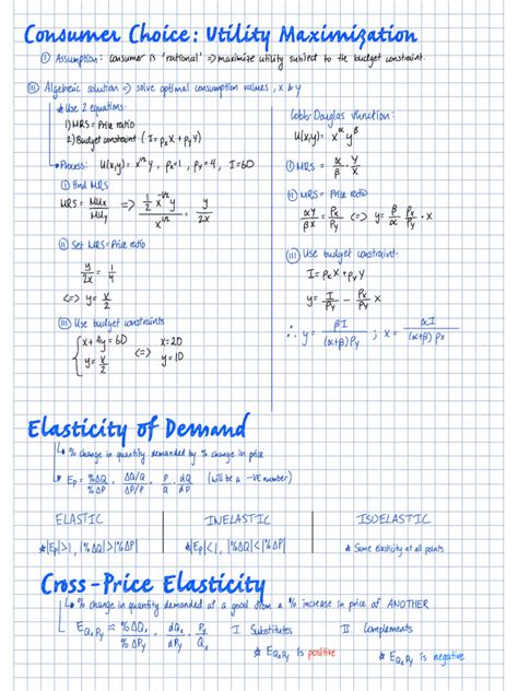 Different Formulas Pdf Elasticity Economics Economic Indicators