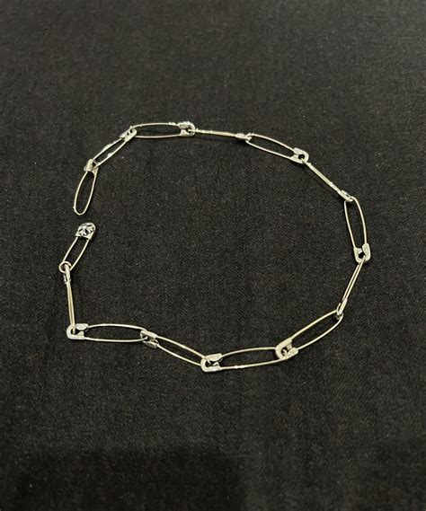 Chrome Hearts Safety Pin Necklace Bracelet Choker Grailed
