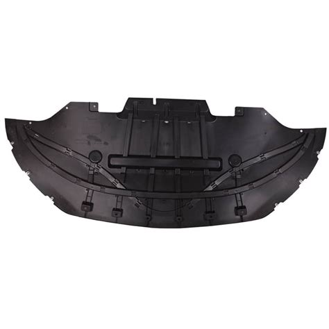 Front Splash Shield Under Engine Radiator Protective Guard Black Front Splash Shield Under