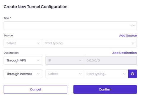 Split Tunnel Configuration Timus Networks