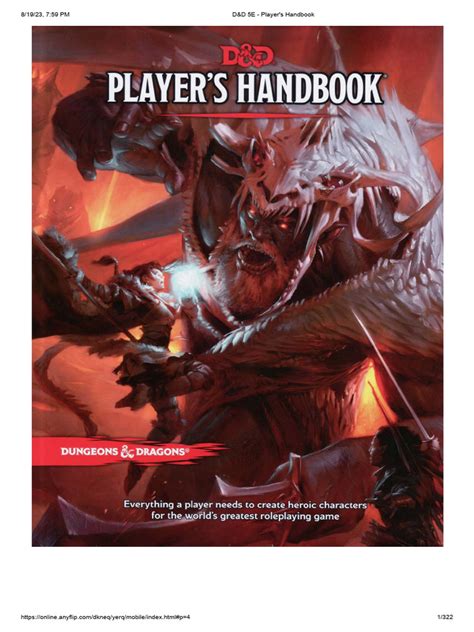 Dandd 5e Players Handbook Pdf Pdf