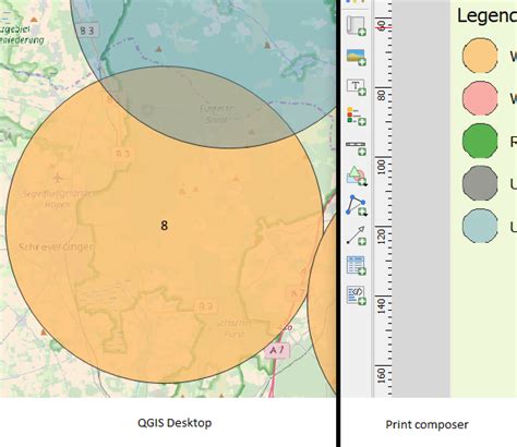 Layers QGIS Print Composer Point Symbols Not Correctly Displayed In Legend Geographic