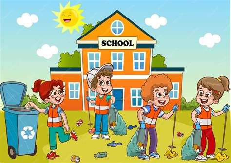 Cleanliness Of Surroundings Clipart School