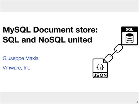 Mysql Documentstore Ppt