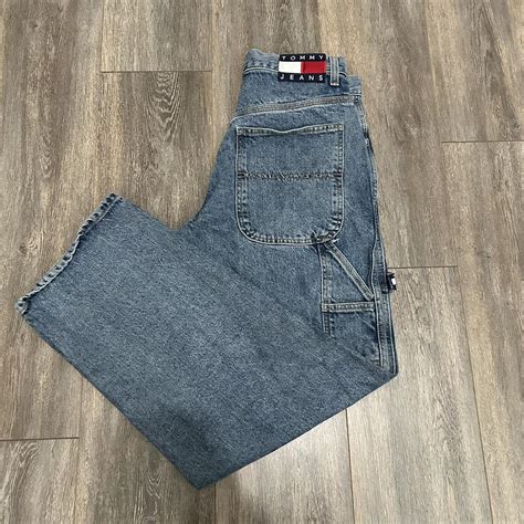 Vintage 1990s Tommy Hilfiger Carpenters Jeans Size Depop