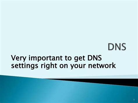 PPT DNS PowerPoint Presentation Free Download ID 5717876