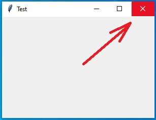 Comment Fermer Une Fen Tre Tkinter Sans Bouton