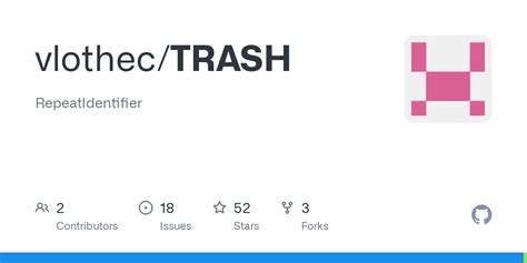 Github Vlothectrash Repeatidentifier