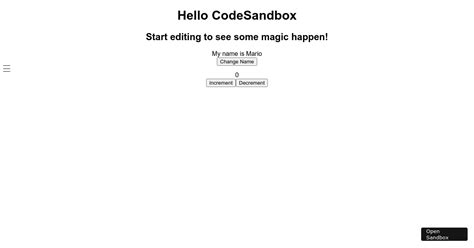 Responsive Navbar React Examples CodeSandbox