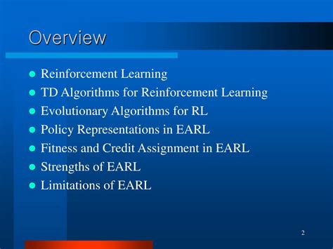 Ppt Evolutionary Algorithms For Reinforcement Learning Powerpoint