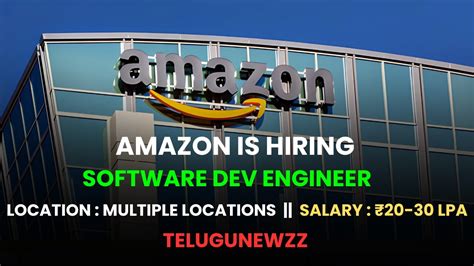 amazon is hiring fresher for software dev engineer