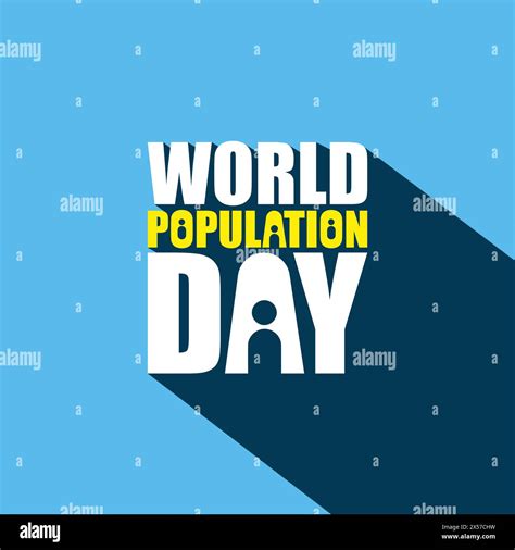 Word Population Day Social Media Template Design With Creative