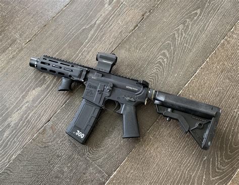 Modified Ddm4 300 Pdw It‘s A Wip But The Only Problem Is That My