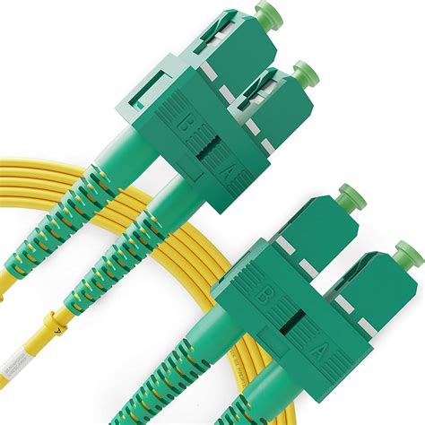 Sc To Sc Os1 Single Mode Duplex Apc Fiber Patch Cable At The Beyond