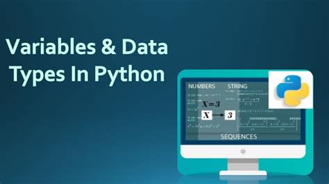 Variables And Datatypes In Python Youtube