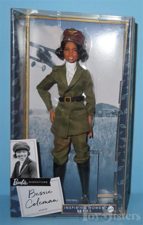 2022 Barbie Inspiring Women Series Bessie Coleman Doll Hjx36 Toy