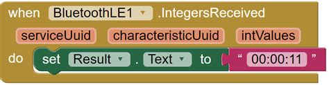 Reading Integers Over Ble Not Working Mit App Inventor Help Mit App