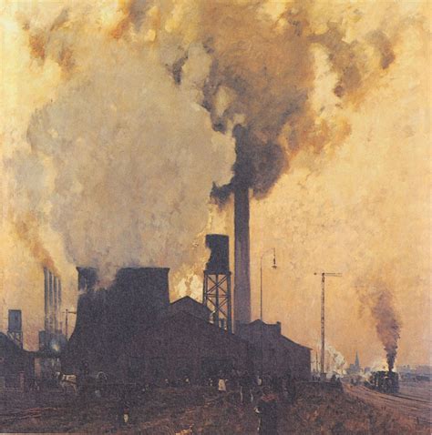 Eugen Bracht 1842 1921 Eisen Und Stahlwerk Hoesch Dortmund 1907