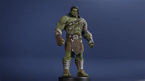 Skaar Son Of Hulk 3d Model By Vfxmatrix