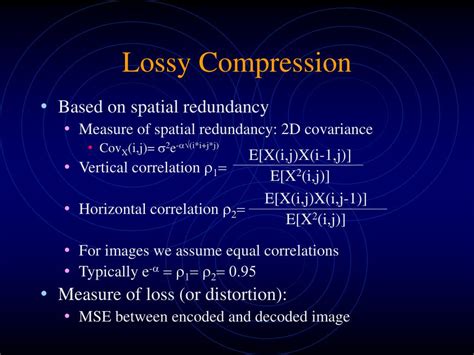 Ppt Lossy Compression Powerpoint Presentation Free Download Id 1279848