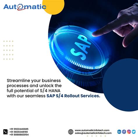 Automatic Infotech On Linkedin S4hana Digitaltransformation Businessgrowth Saps4hana Sapcloud…
