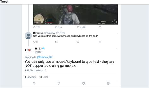 Keyboard And Mouse Not Supported For Gameplay R H Z OnPS