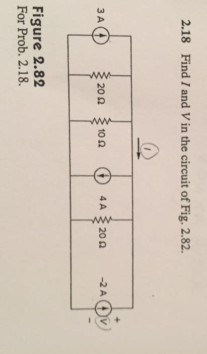 Solved Find I And V In The Circuit Of Fig Chegg