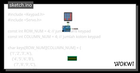 Keypad Wokwi Esp32 Stm32 Arduino Simulator