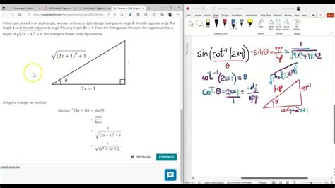 Homework 0 2 4 Simplify Trig Arctrig Youtube
