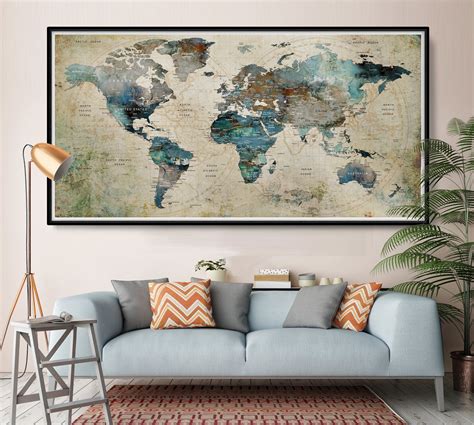 Create A Map Wall Art At Wilma Scanlon Blog