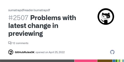 Problems With Latest Change In Previewing Issue Sumatrapdfreader Sumatrapdf GitHub