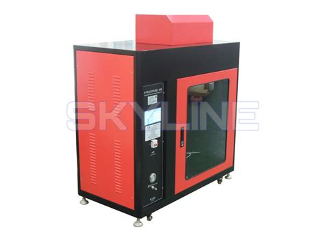 Stainless Steel Flammability Testing Equipment With 45 Degree Sample Clamping Angle And Black