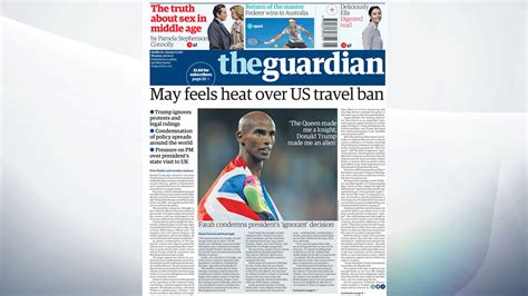 Mondays National Newspaper Front Pages Uk News Sky News