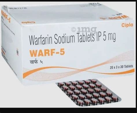 Warf 5mg Tablet At ₹ 200stripe Coumadin In Nagpur Id 2854358768033