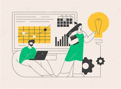 Project Initiation Abstract Concept Vector Illustration Stock Vector Illustration Of Cartoon