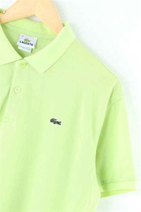 Xl 라코스테 반팔 카라 티셔츠 그린초록 면 놈코 세컨웨어