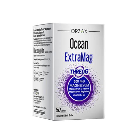 Orzax Ocean Extramag Threog Takviye Edici Gıda 60 Tablet