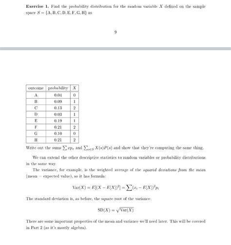 Solved Exercise Find The Probability Distribution For The Chegg