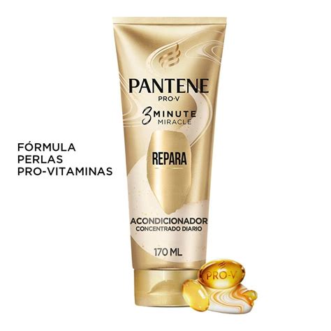Acondicionador Concentrado Pantene Pro V 3 Minute Miracle Repara