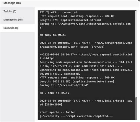 Apache Wont Start Aapanel Free Hosting Control Panel One Click