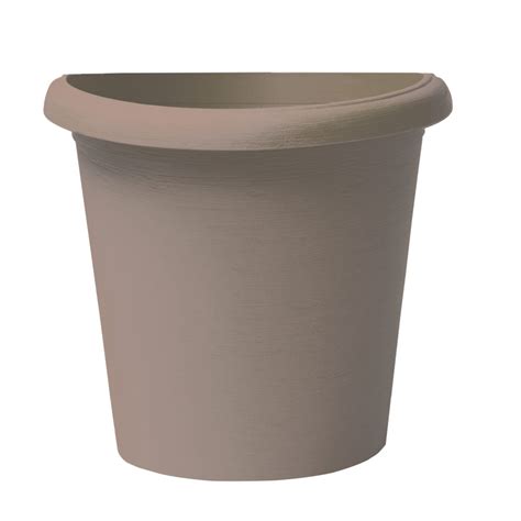 Vaso Per Piante E Fiori Semicerchio Terrae Plastecnic In Polipropilene