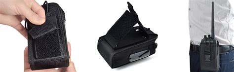 Hys Etui En Nylon Walkie Talkie Pouch Compatible Avec Motorola Gp328 Pro5150 Gp320 Gp340 Mtx960